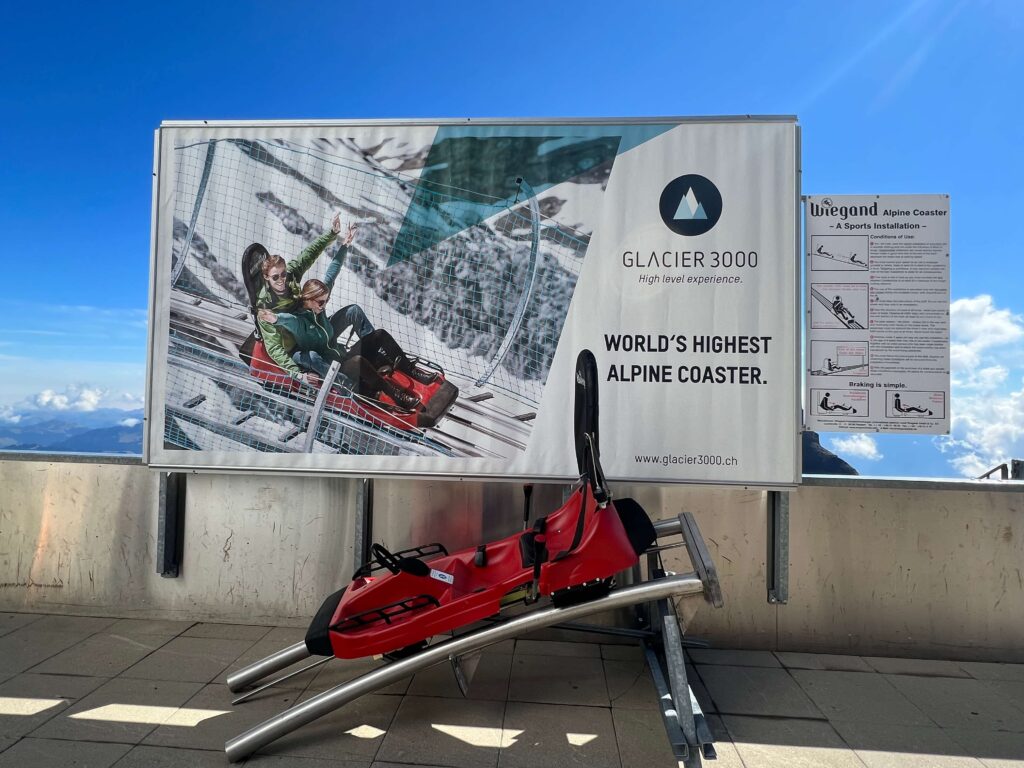 Le Glacier 3000 aux Diablerets en Suisse
