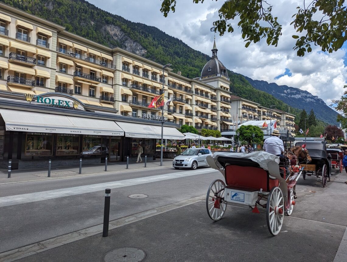 Visiting Interlaken in the Bernese Oberland, Switzerland